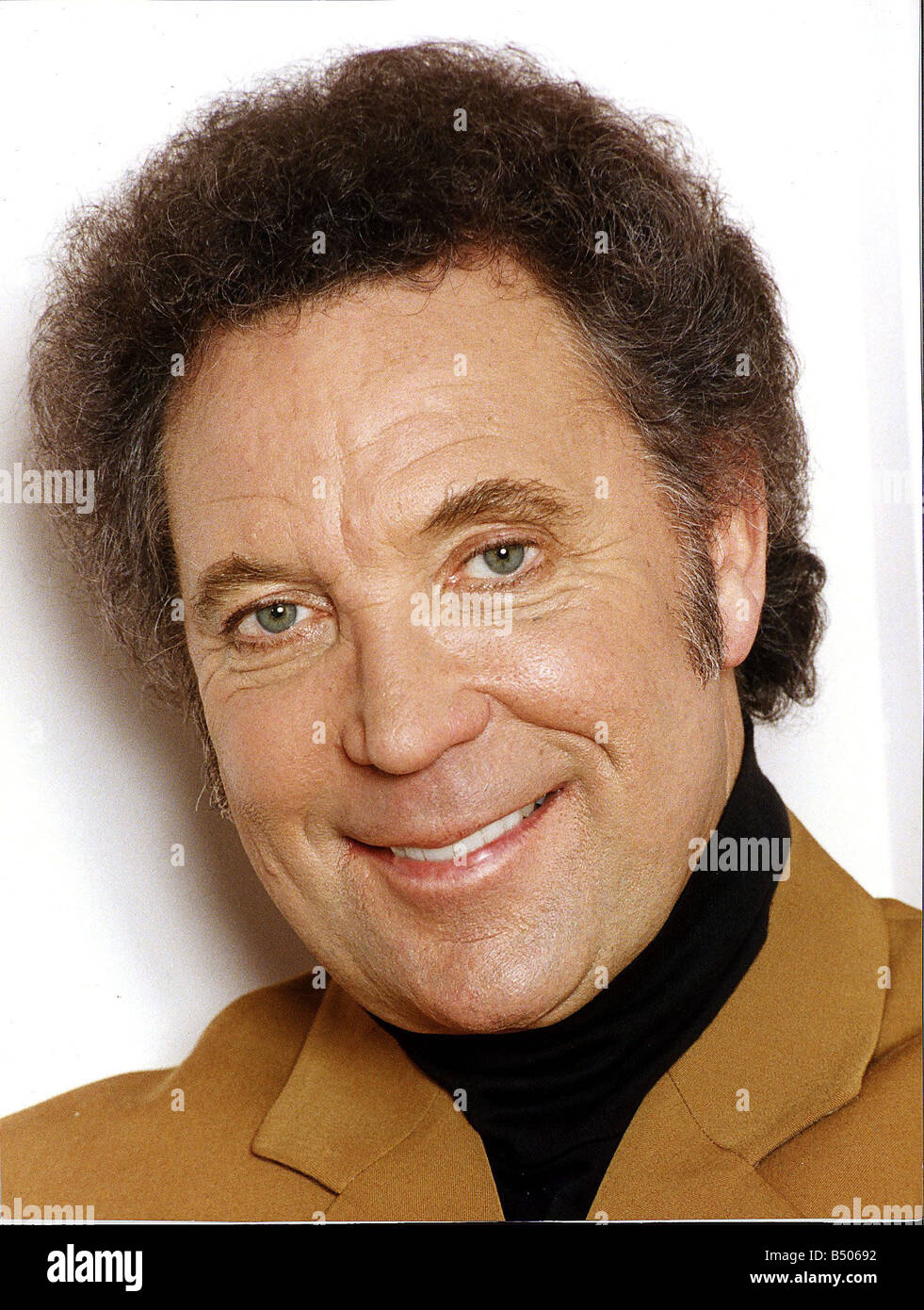 Tom Jones British singer Pictured during rehearsals for his Channel 4 ...