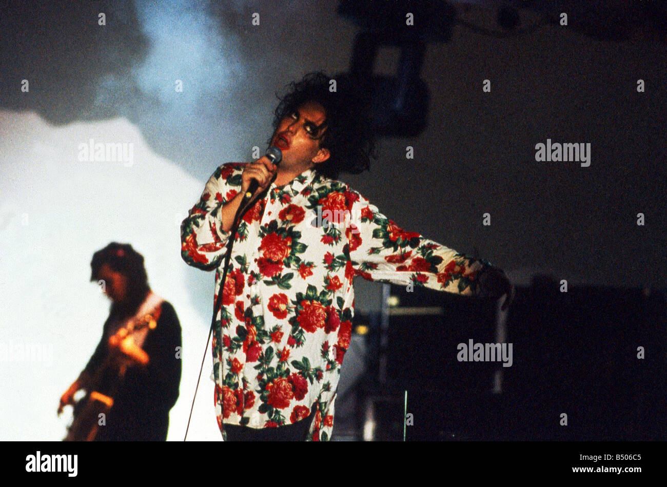 The Cure Singer Songwriter Robert Smith onstage August 1990 Robert ...