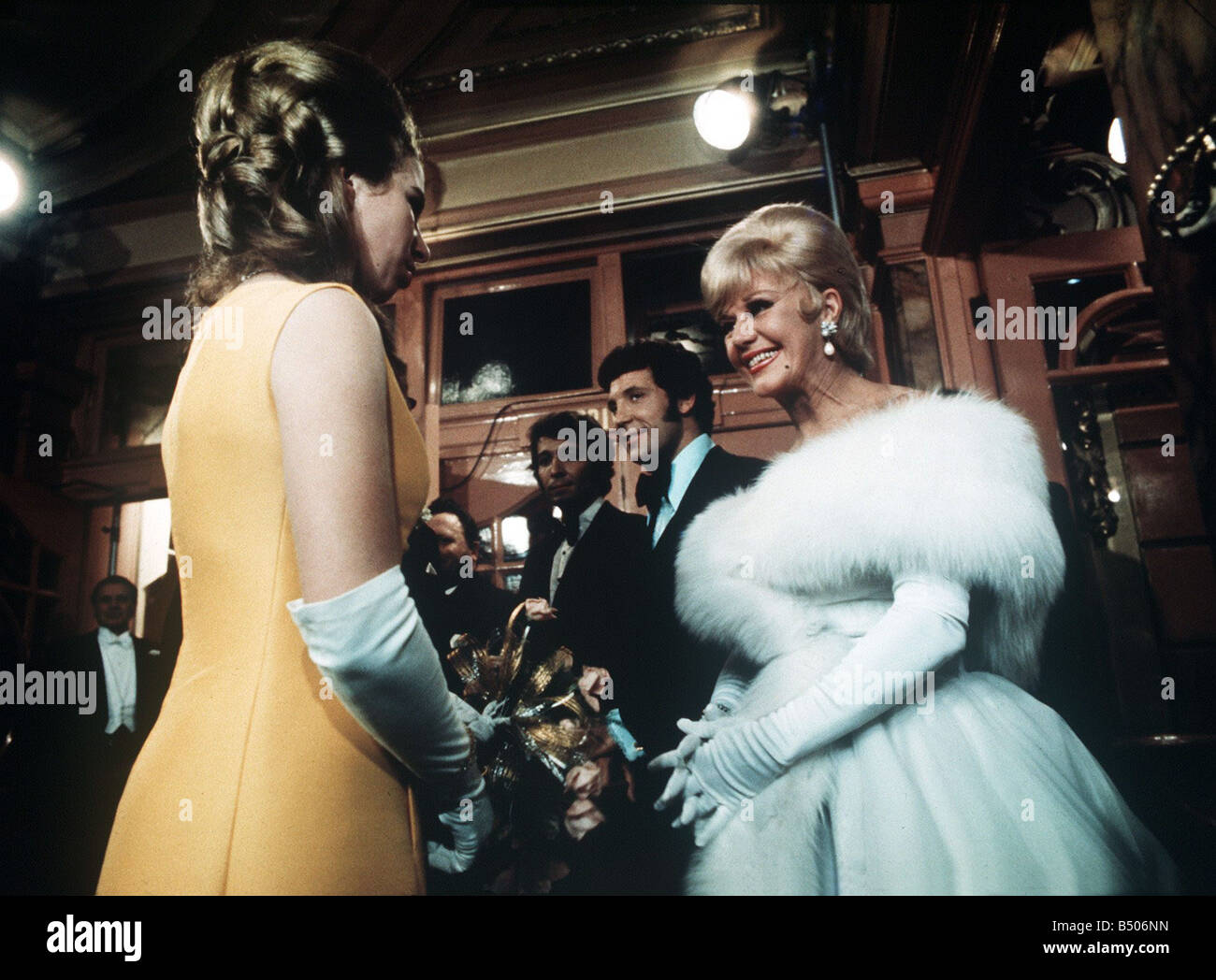 Princess Anne speaking to Ginger Rogers Tom Jones and Herb Alpert ...