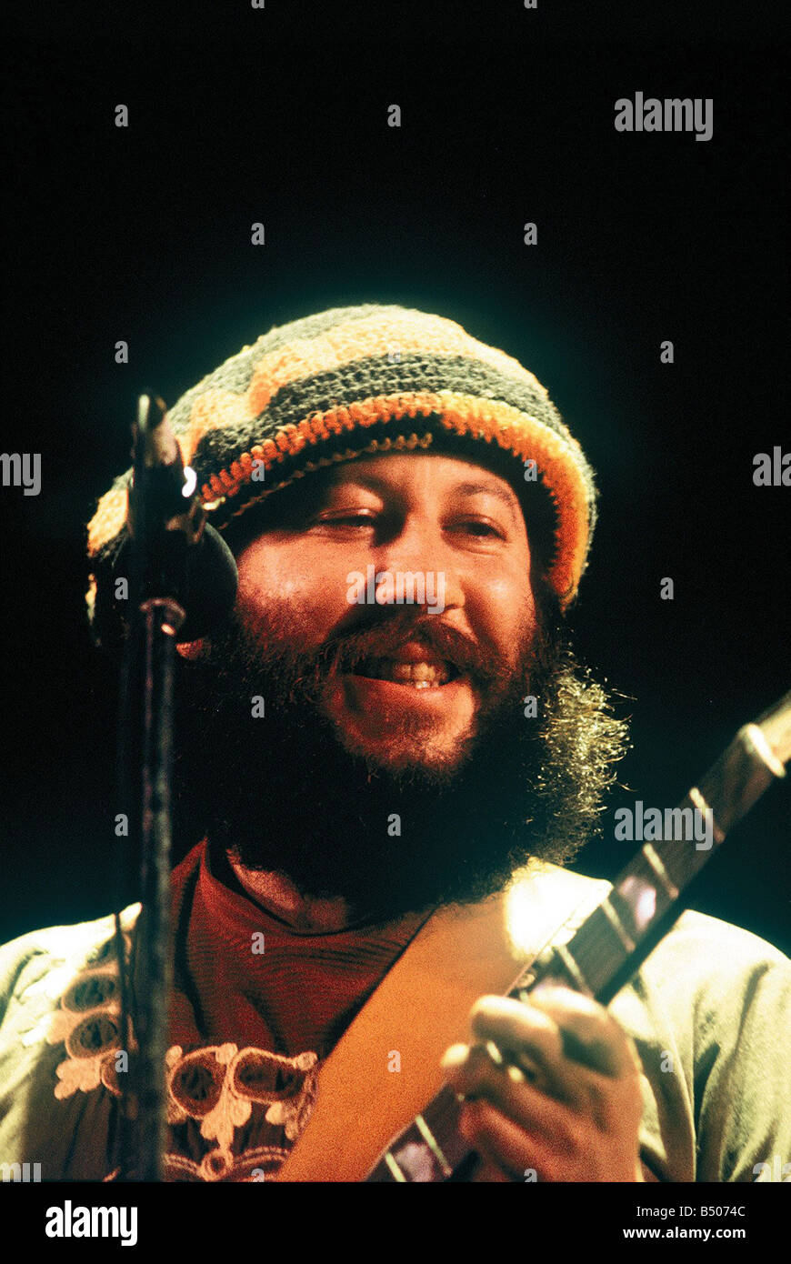 Peter Green ex Fleetwood Mac guitarist in concert 1983 Stock Photo - Alamy