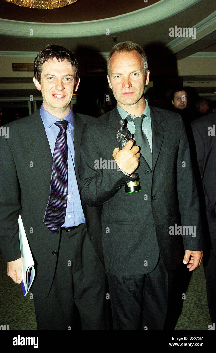 Sting Singer June 98 At the Ivor Novello Awards 1997 at the Grosvenor ...