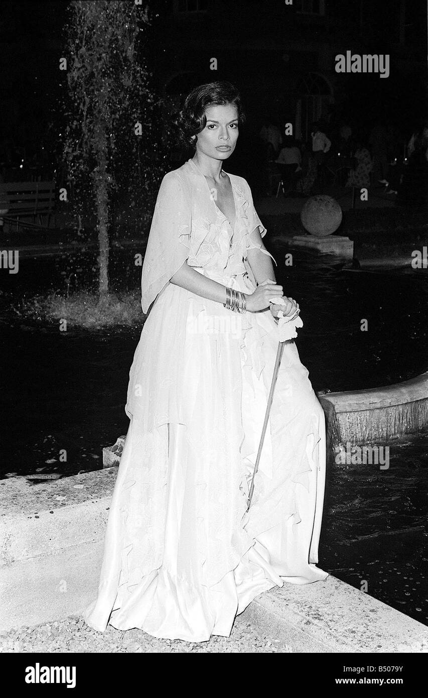 Rolling Stones Bianca Jagger wife of Mick Jagger Stock Photo - Alamy