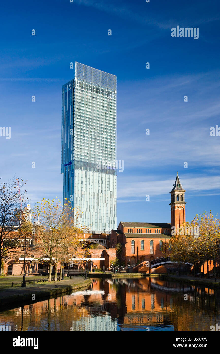 Beetham tower manchester from castlefield hi-res stock photography and ...