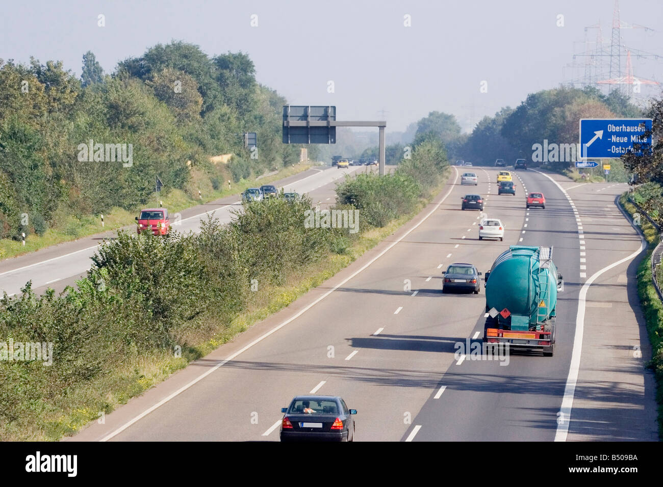 Three lane autobahn hi-res stock photography and images - Alamy