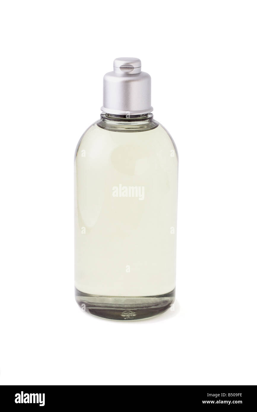 A bottle of liquid cleanser on white background Stock Photo - Alamy