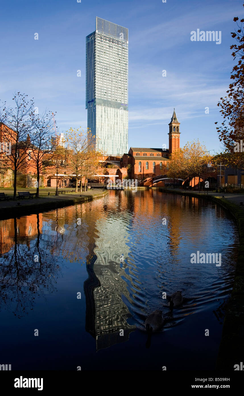 Beetham tower Manchester from the Castlefield basin Stock Photo - Alamy