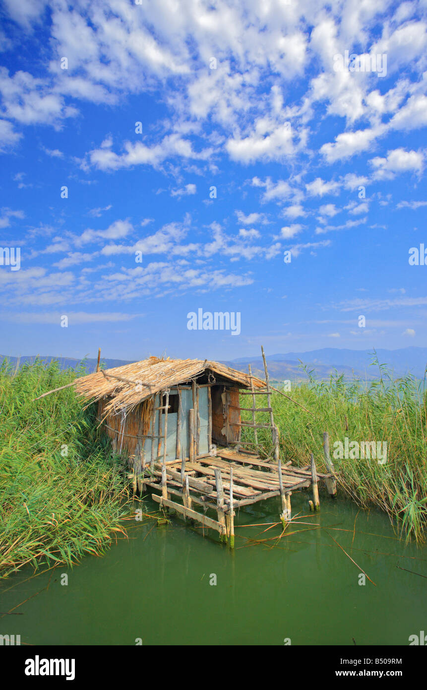 Fishing village on lake Dojran Stock Photo - Alamy