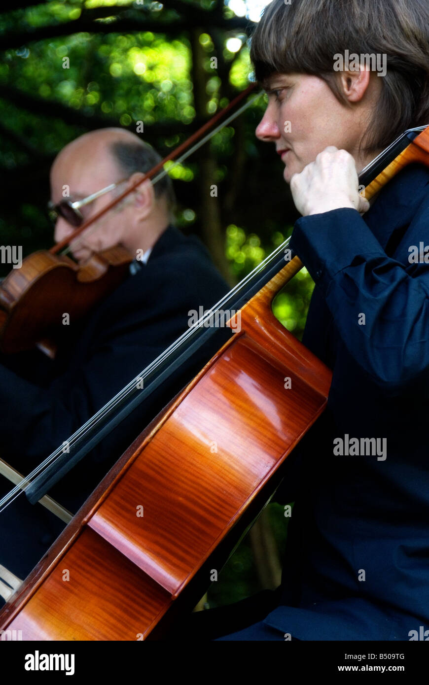 Musicians playing musical instruments Stock Photo - Alamy