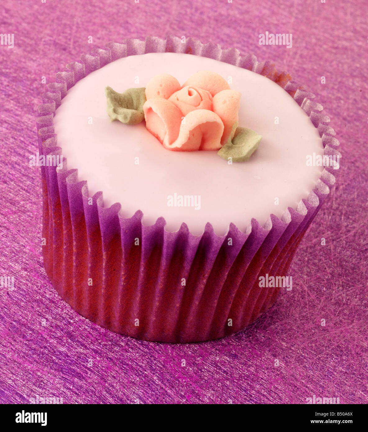 Single Purple Cupcake