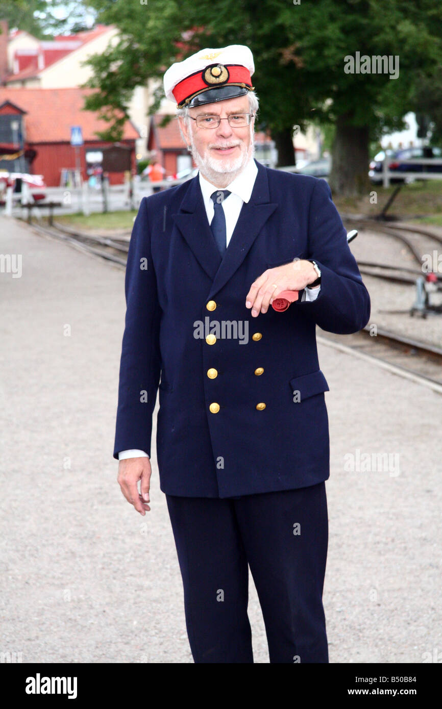 Train conductor hat hi-res stock photography and images - Alamy