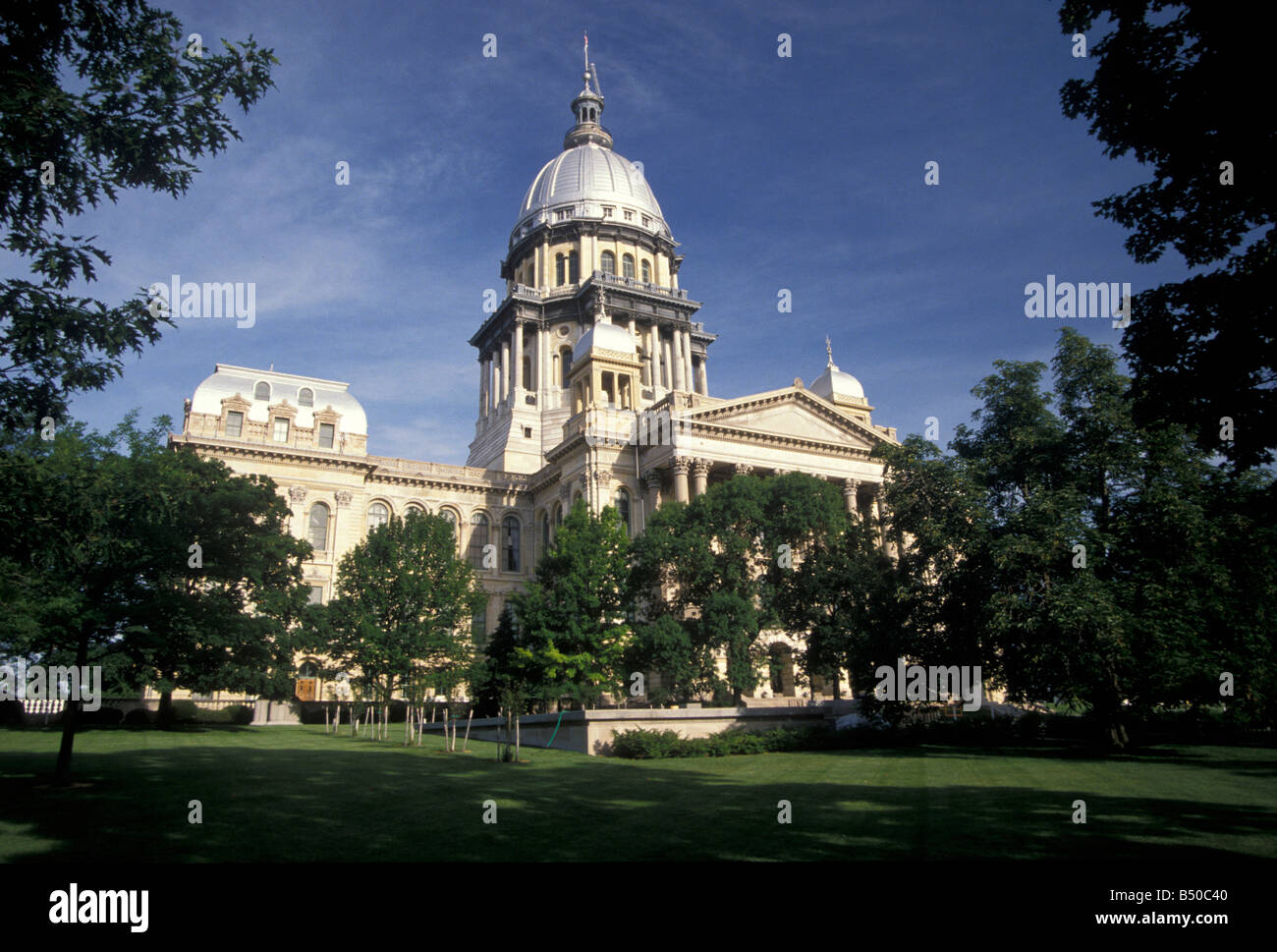 State Capitol building Springfield Illinois Stock Photo - Alamy