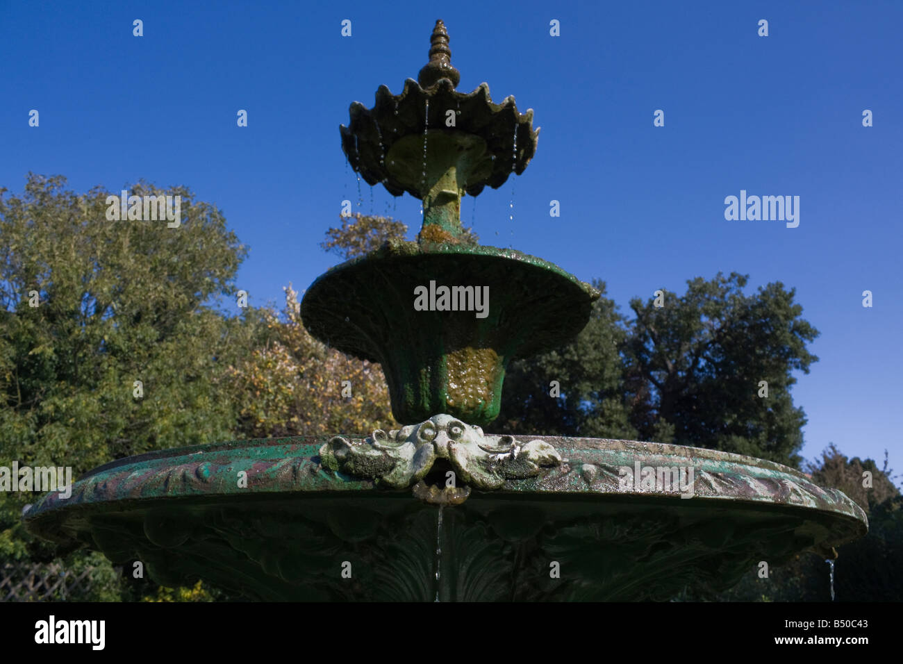 Victorian fountain in the grounds of whitstable castle Stock Photo - Alamy