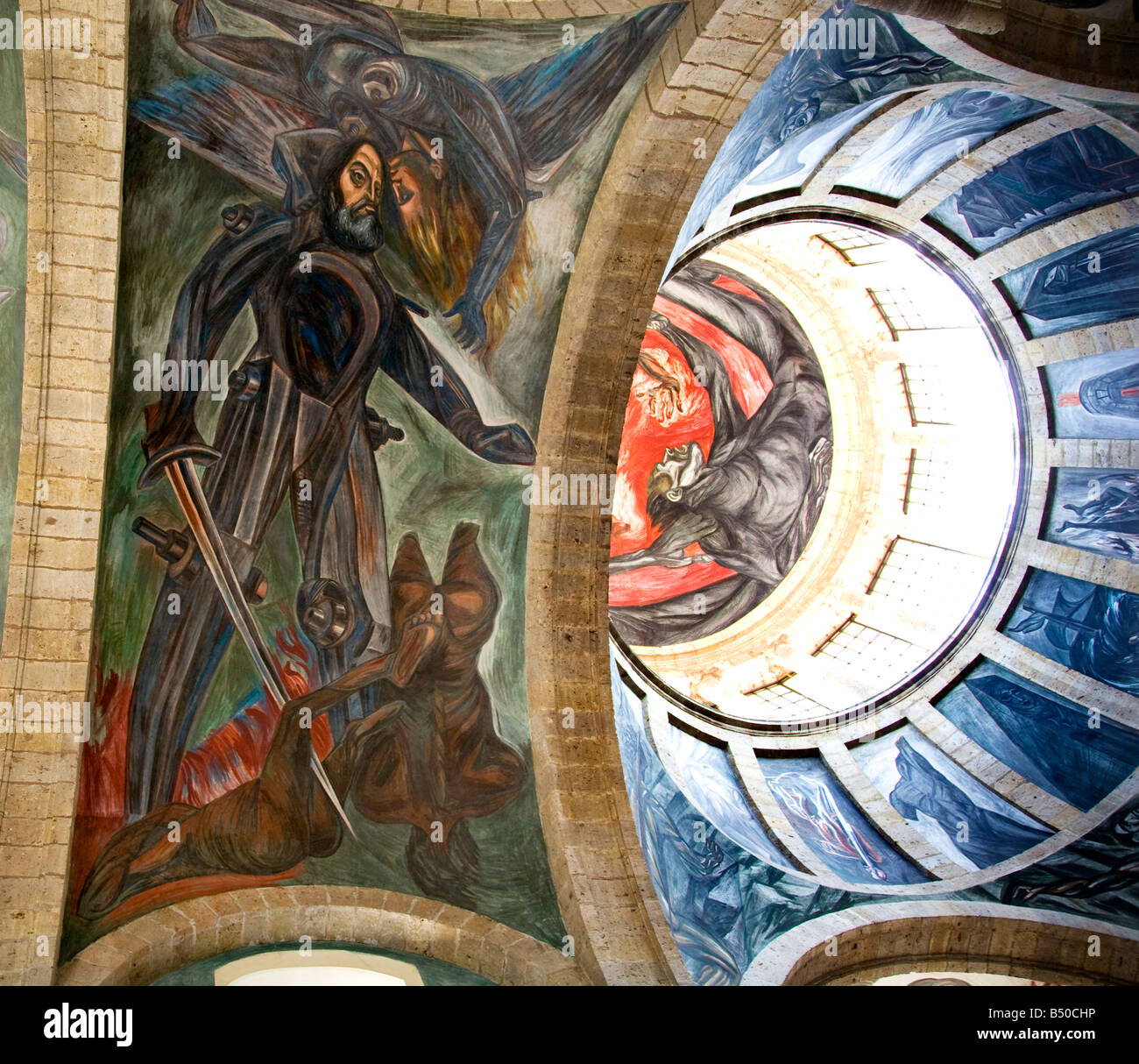 Mural by Clemente Orozco in Cabanas Cultural Institute Guadalajara ...