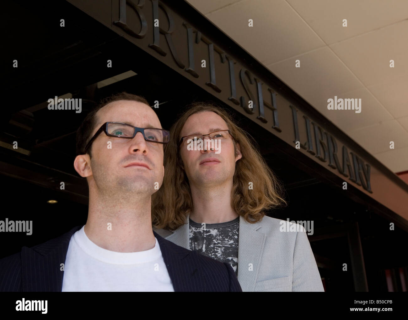 a portrait of Left Ed Baker Right Michael Birch co directors of Wordia ...