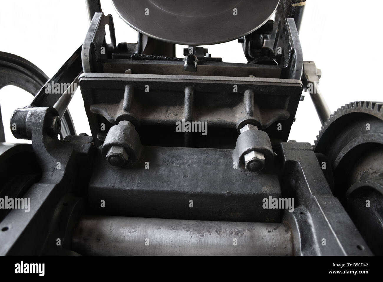Antique cast iron printing press hi-res stock photography and images ...