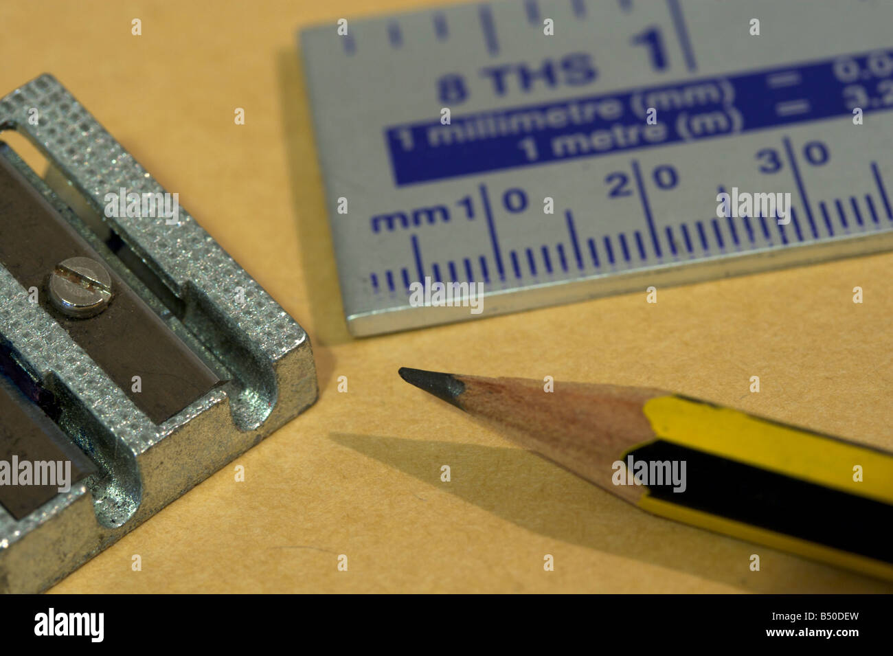Pencil sharpener macro close up hi-res stock photography and images - Alamy