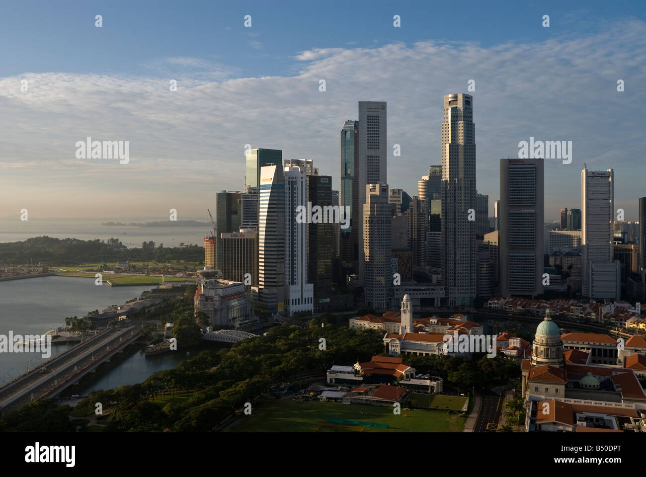 Singapore cricket club business district hi-res stock photography and ...