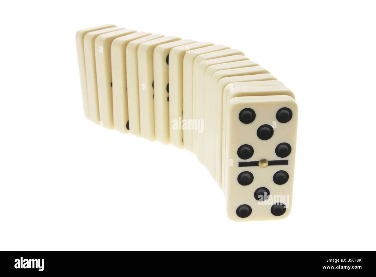 Dominoes game Cut Out Stock Images & Pictures - Alamy