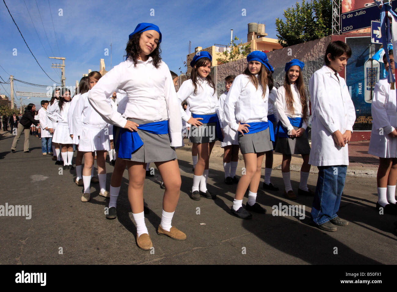 Teen marching in parade hi-res stock photography and images - Alamy