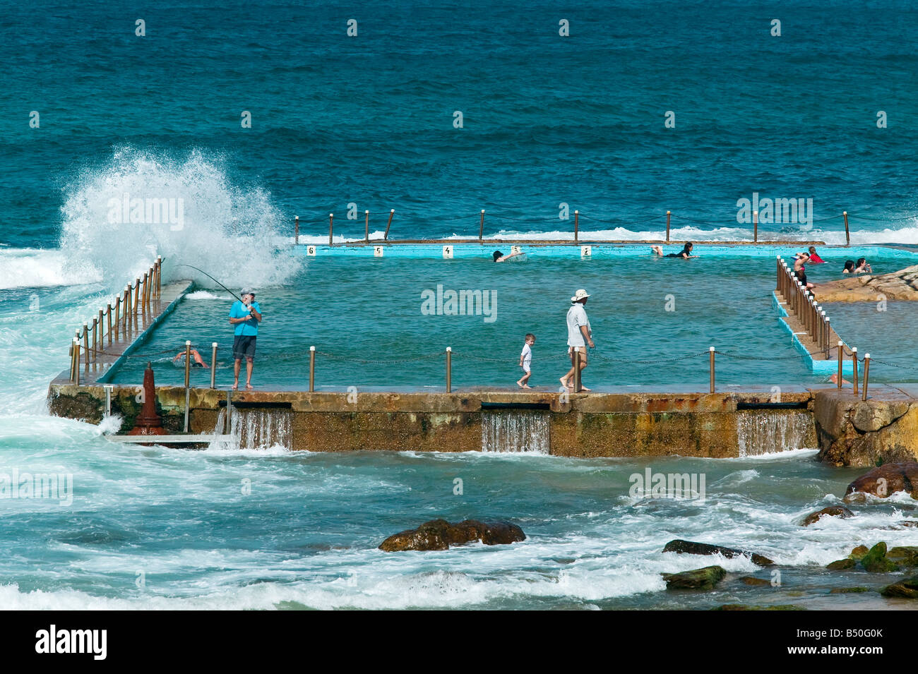 SWIMMING POOL AT CURCUL BEACH NEW SOUTH WALES AUSTRALIA Stock Photo - Alamy