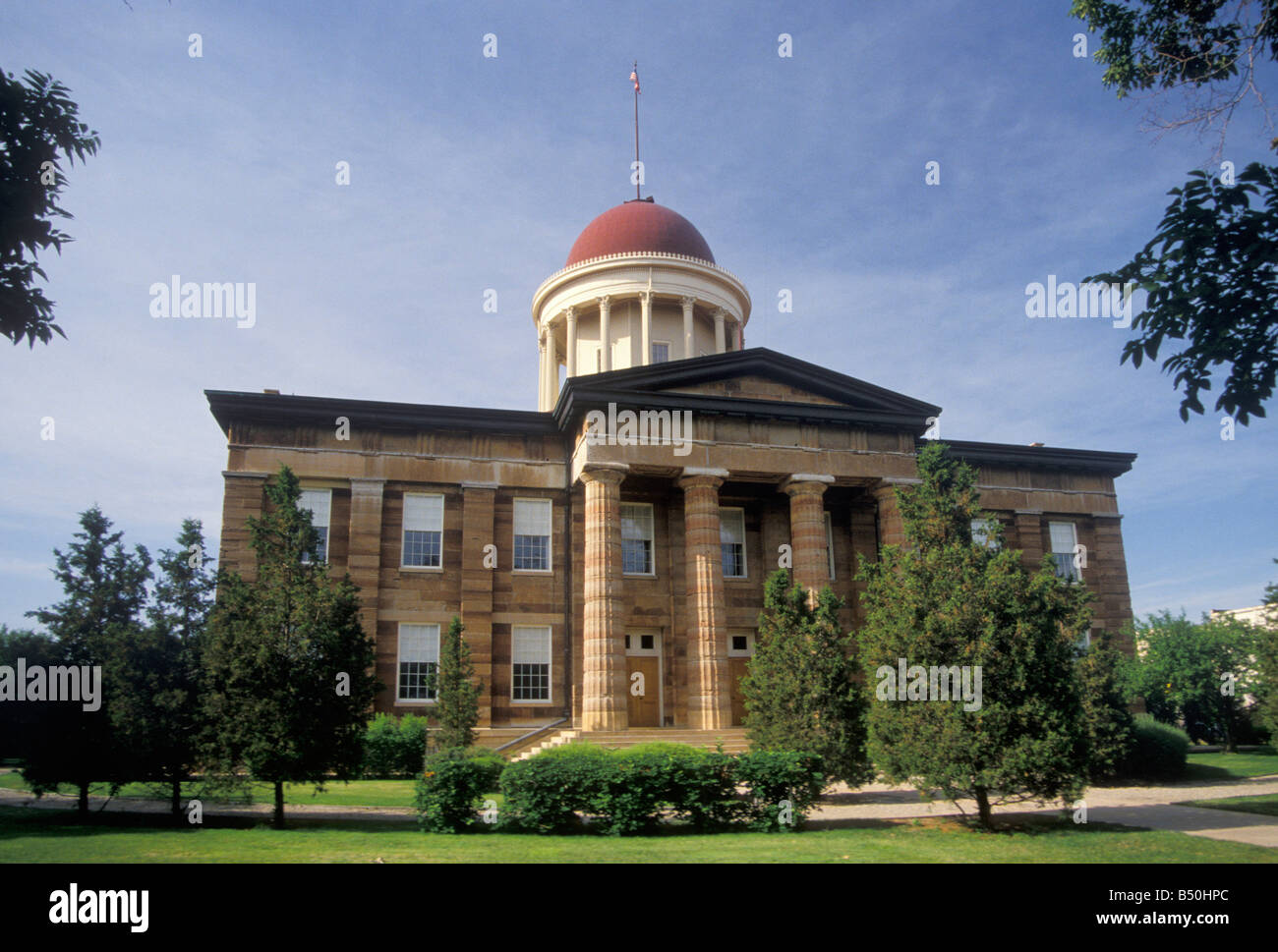 Illinois state capitol vintage hi-res stock photography and images - Alamy