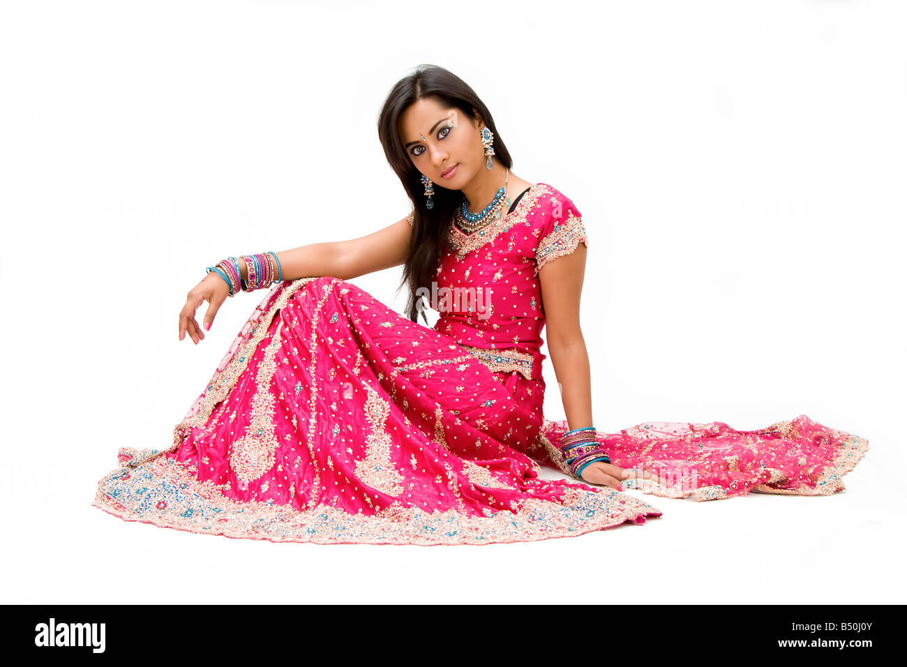 Indian Bride Sitting High Resolution Stock Photography and Images - Alamy