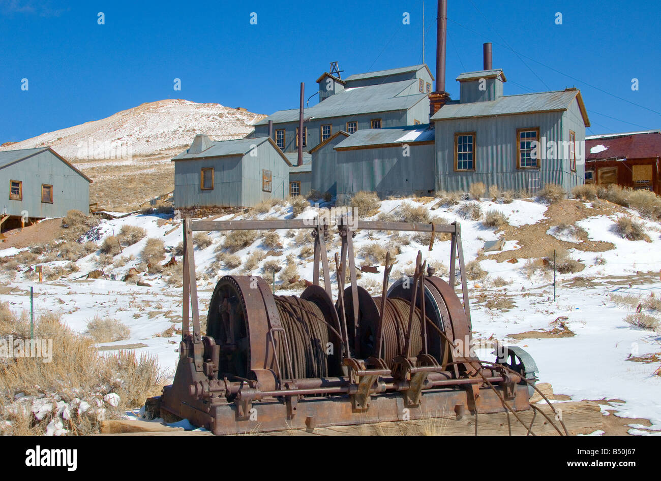 Bodie Ghost Town State Park in California is an old abandoned mining ...