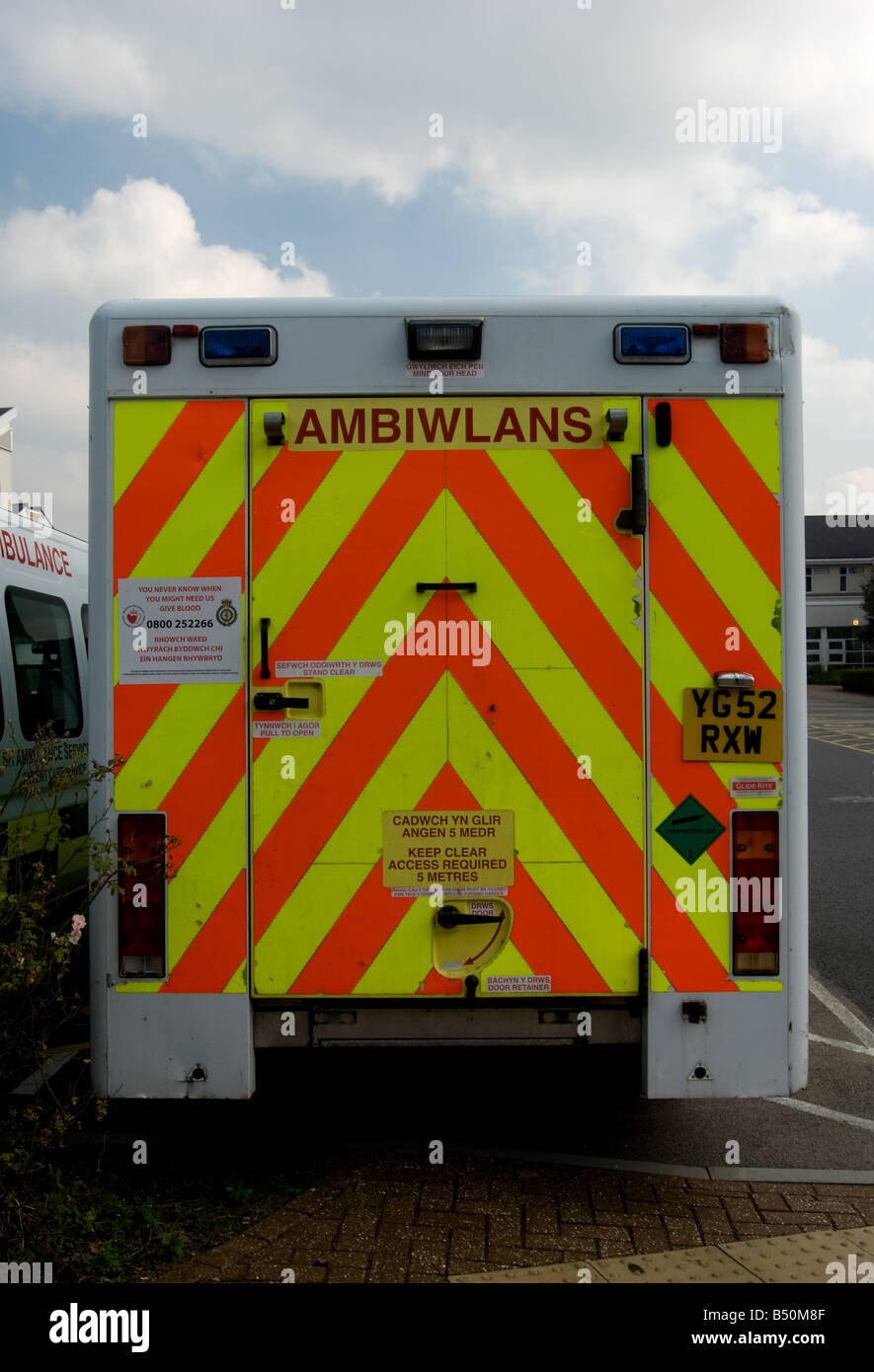 Welsh ambulance hi-res stock photography and images - Alamy