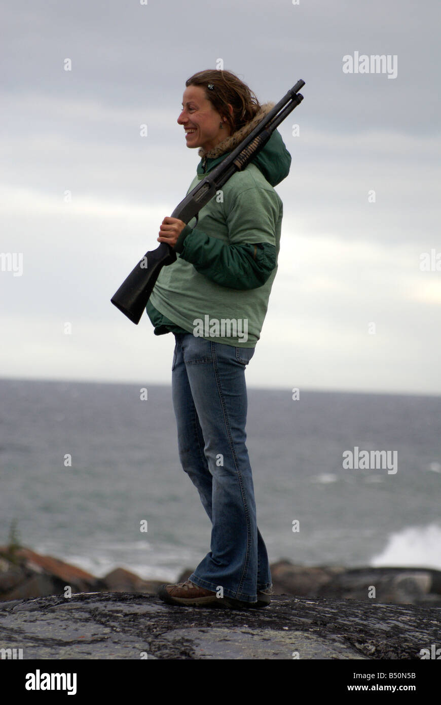 Manitoba polar bear guard hudson bay hi-res stock photography and ...