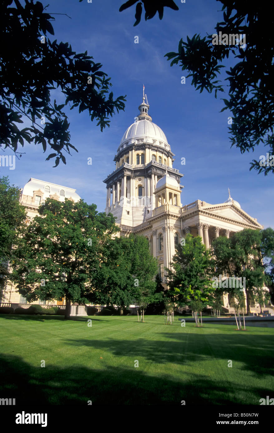 State Capitol building Springfield Illinois Stock Photo - Alamy