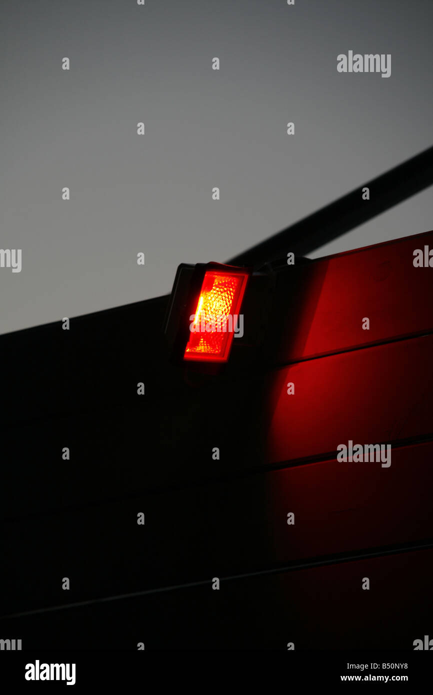 red security light alarm on wall Stock Photo - Alamy