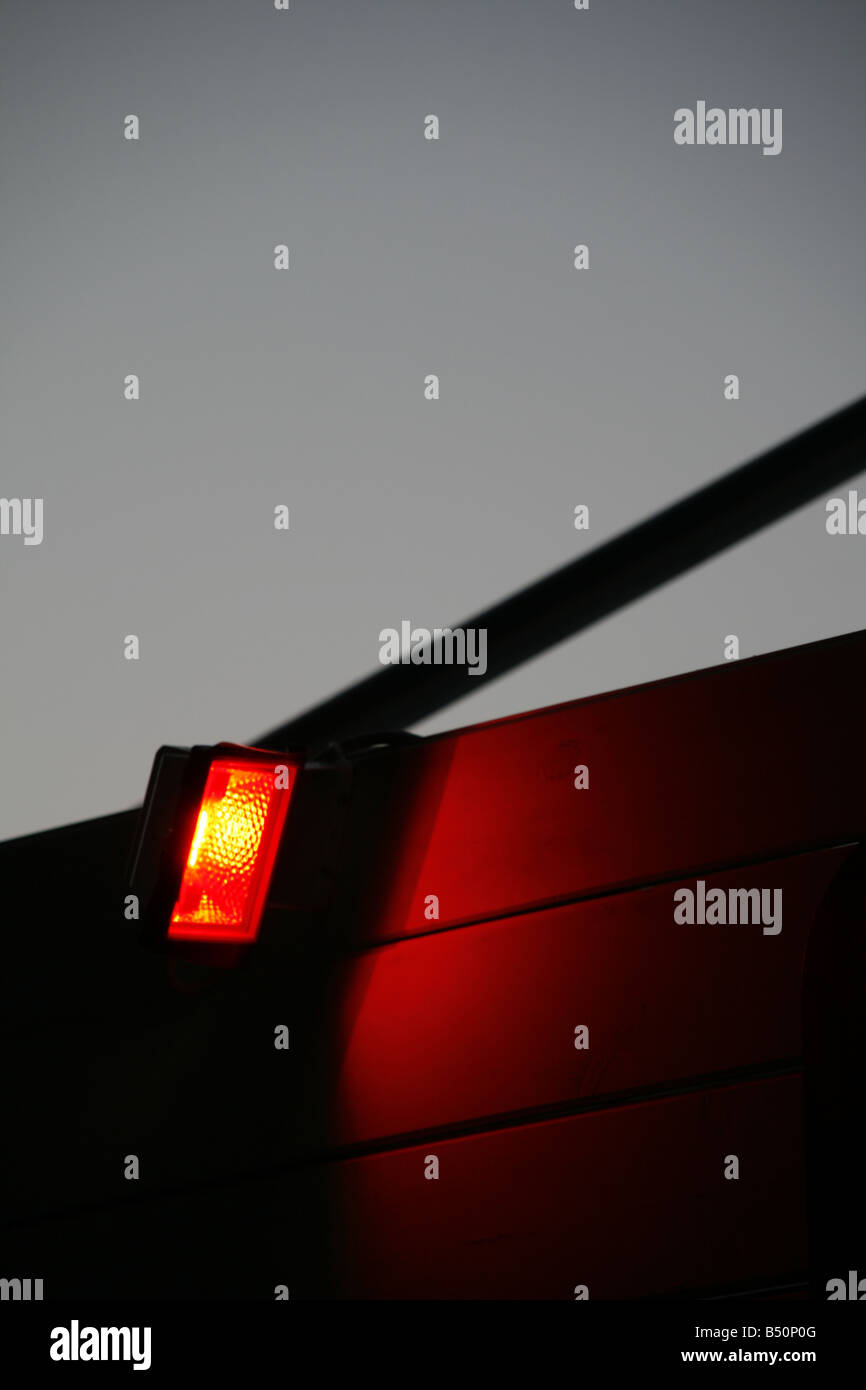 red security light alarm on wall Stock Photo - Alamy