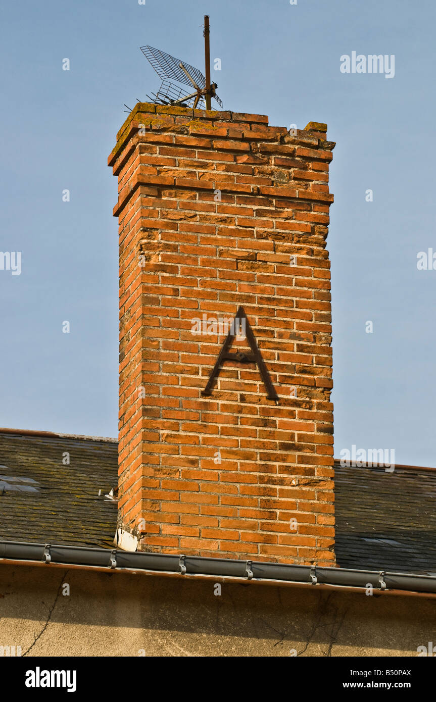 Chimney brick decorative stack hi-res stock photography and images - Alamy