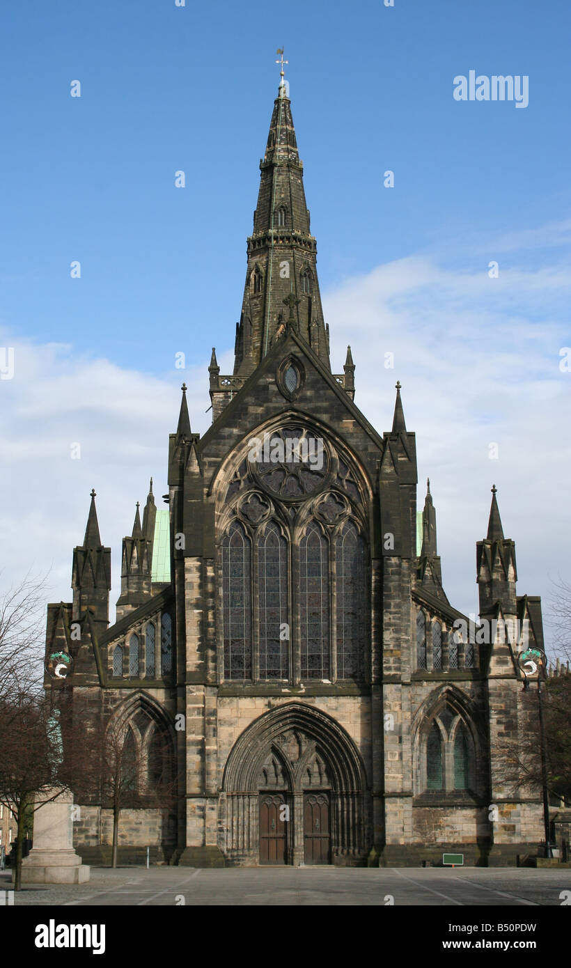 Gothic architecture of Glasgow cathedral Scotland Stock Photo - Alamy