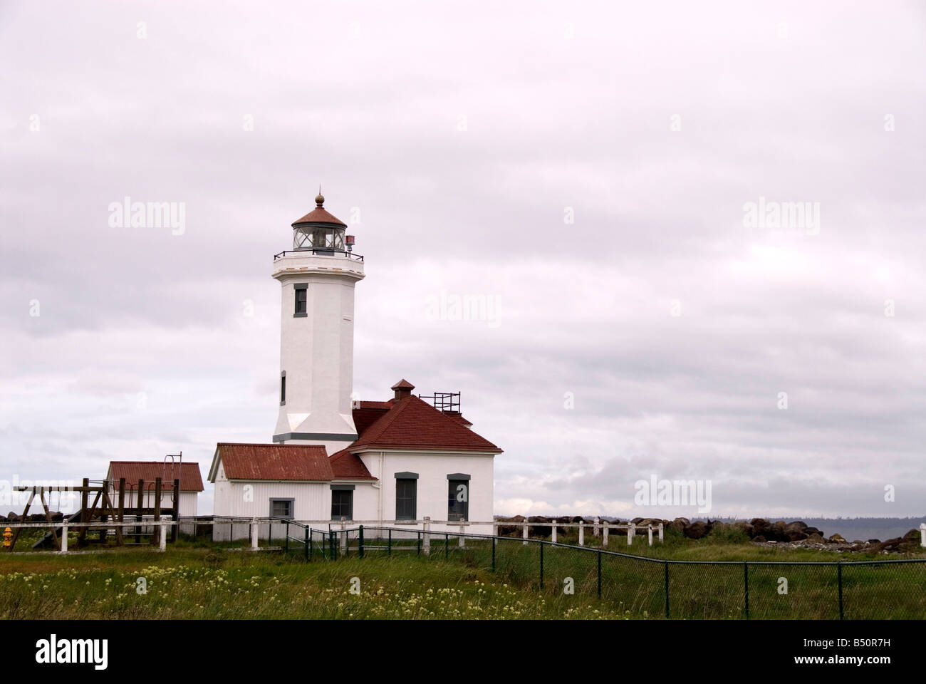 Point Wilson Lighthouse, Port Townsend, Olympic Peninsula, Washington ...