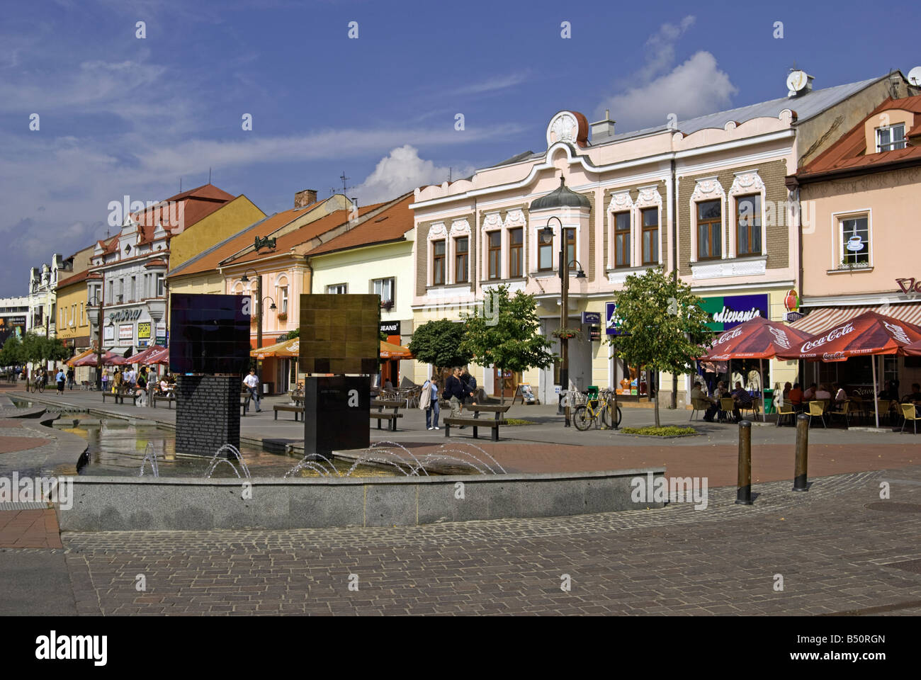 Centrum, Liptovsky Mikulas, Slovakia Stock Photo - Alamy