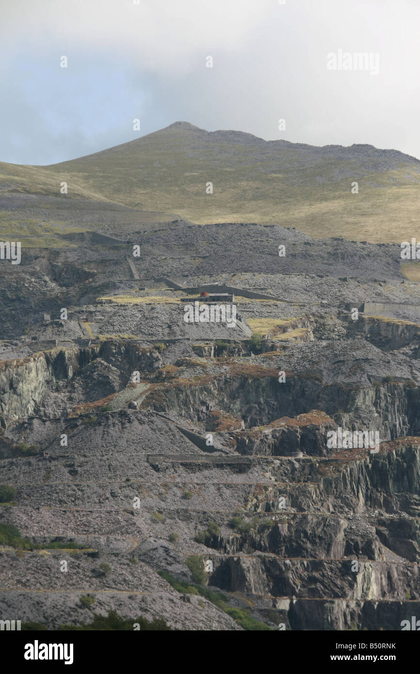 disused dinorwic slate quarry, snowdonia, wales Stock Photo - Alamy