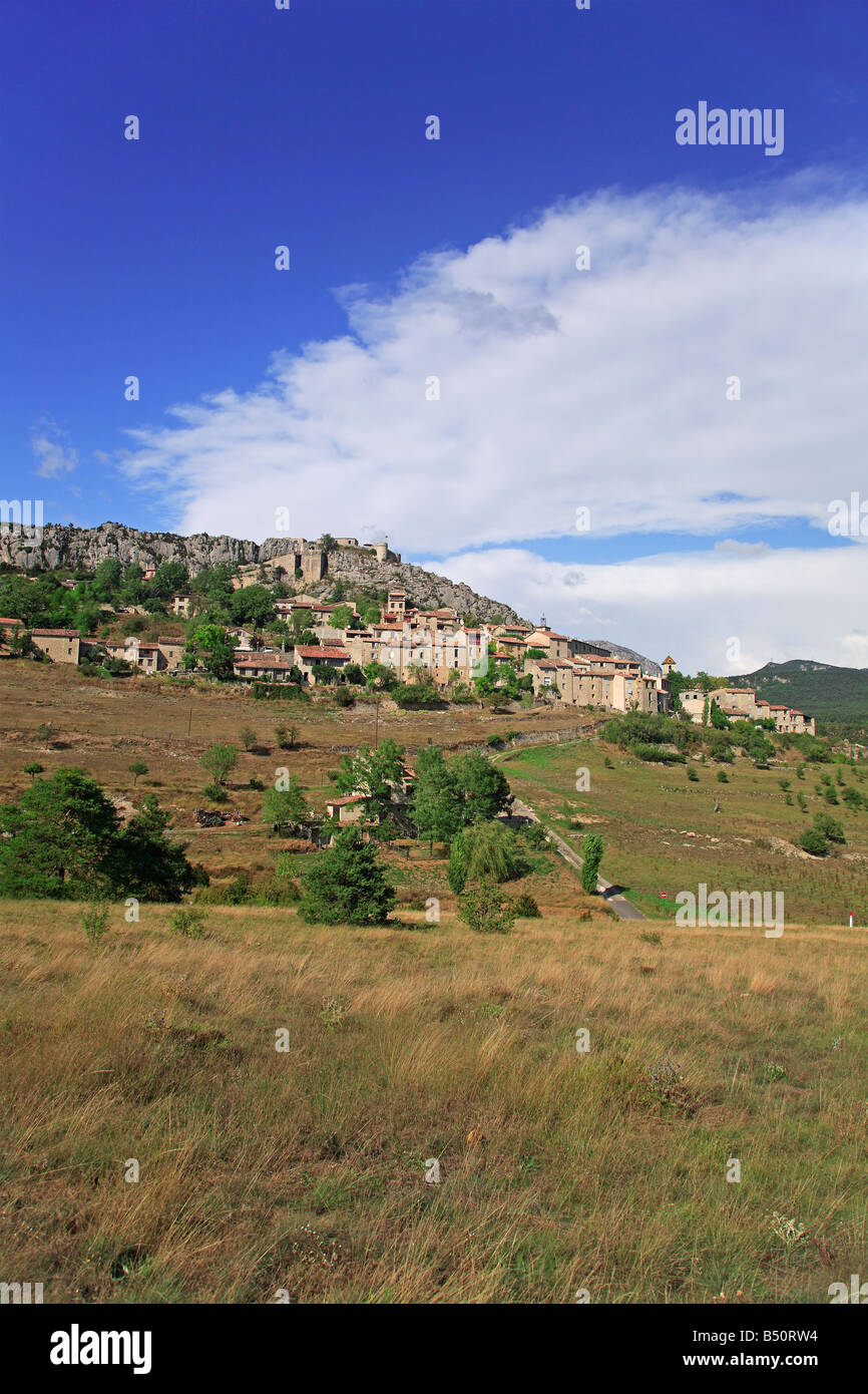 Castellane,Gorges, du, Verdon, France Stock Photo - Alamy