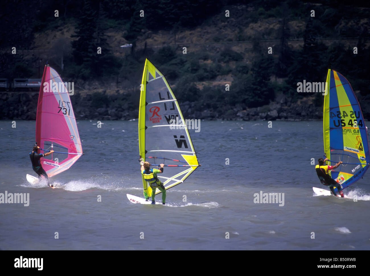 World championship sail boarding sailboarding Columbia River Hood River ...