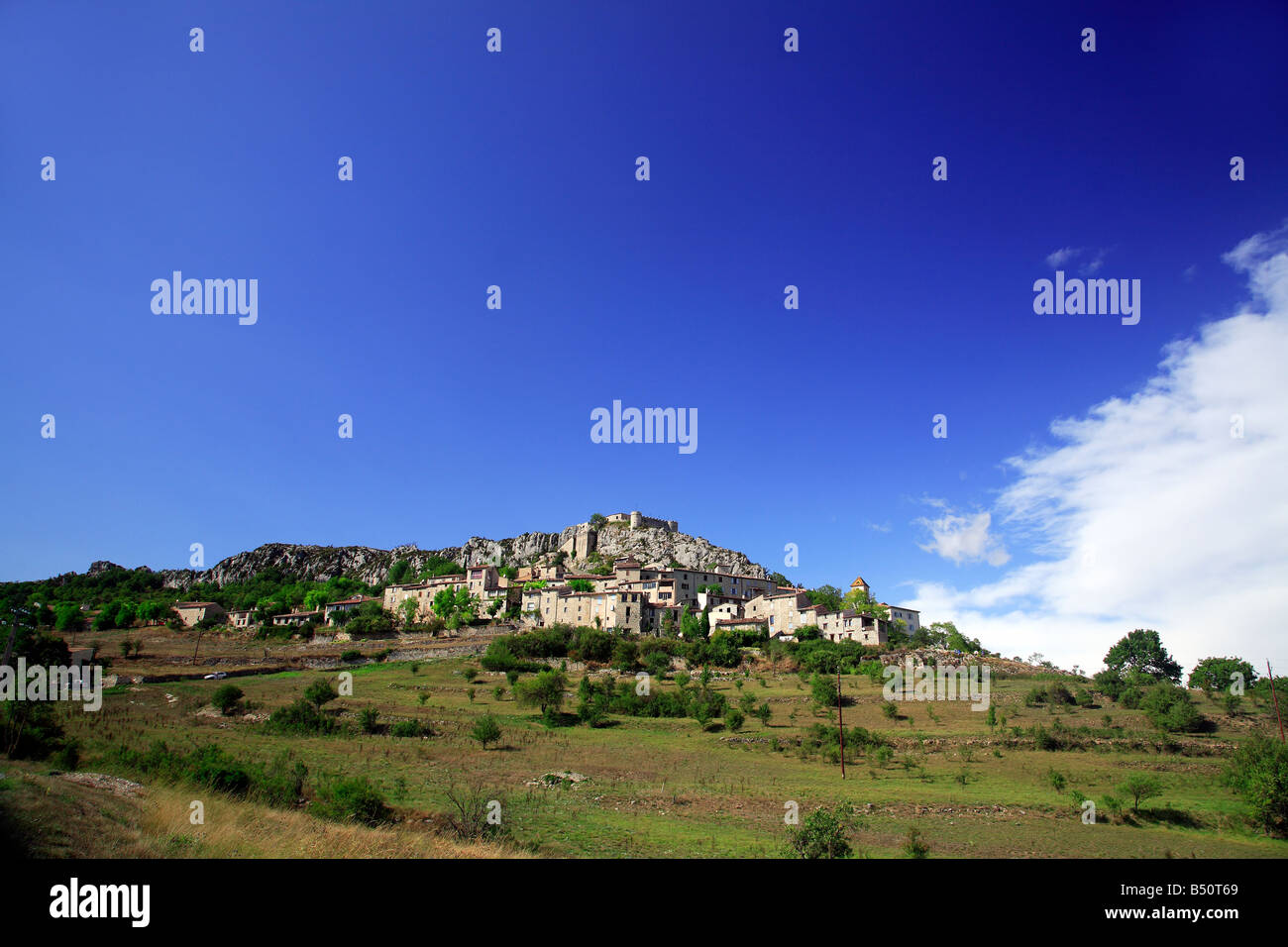 Castellane,Gorges du Verdon, France Stock Photo - Alamy