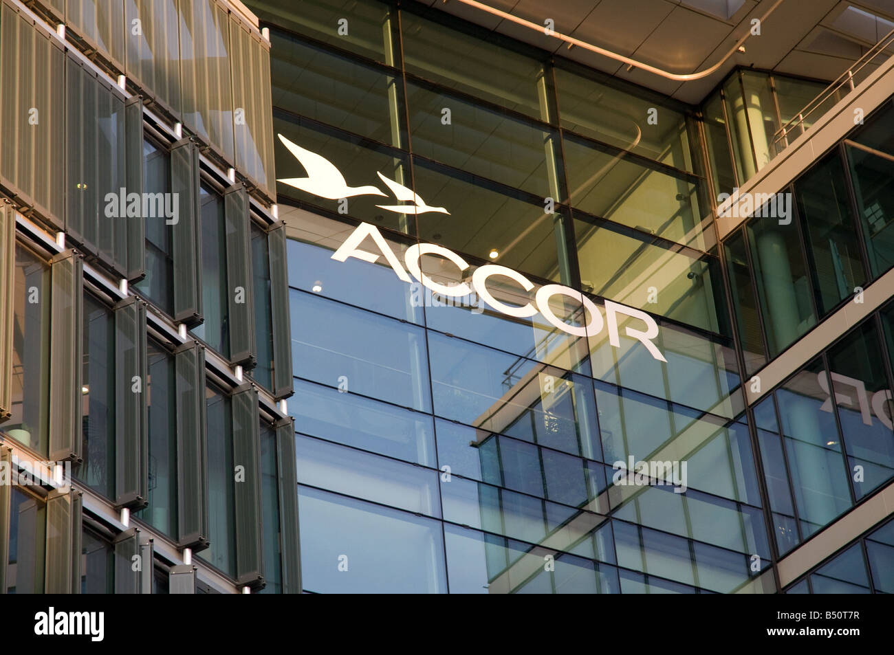 The Accor Company building in the new area district of "ZAC rive gauche ...