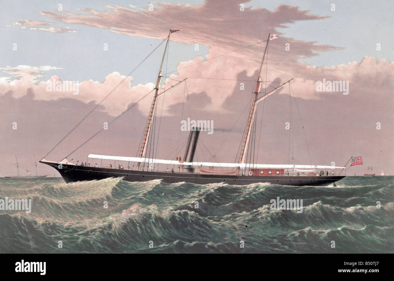 Steam ship 19th century hi-res stock photography and images - Alamy