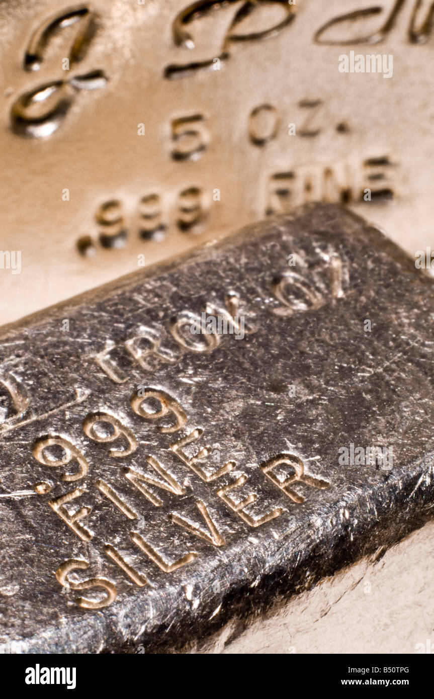 Silver ingot hi-res stock photography and images - Alamy