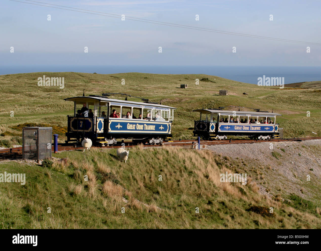 Two great orme trams hi-res stock photography and images - Alamy