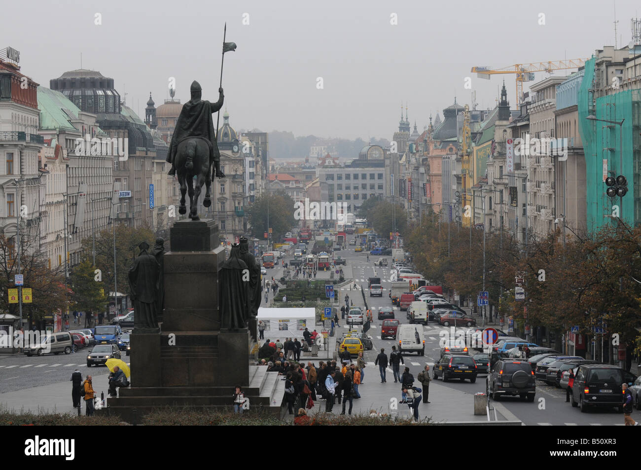 National museum from wenceslas square hi-res stock photography and ...