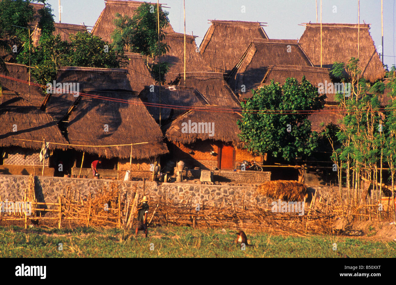 sade sasak village lombok indonesia Stock Photo - Alamy