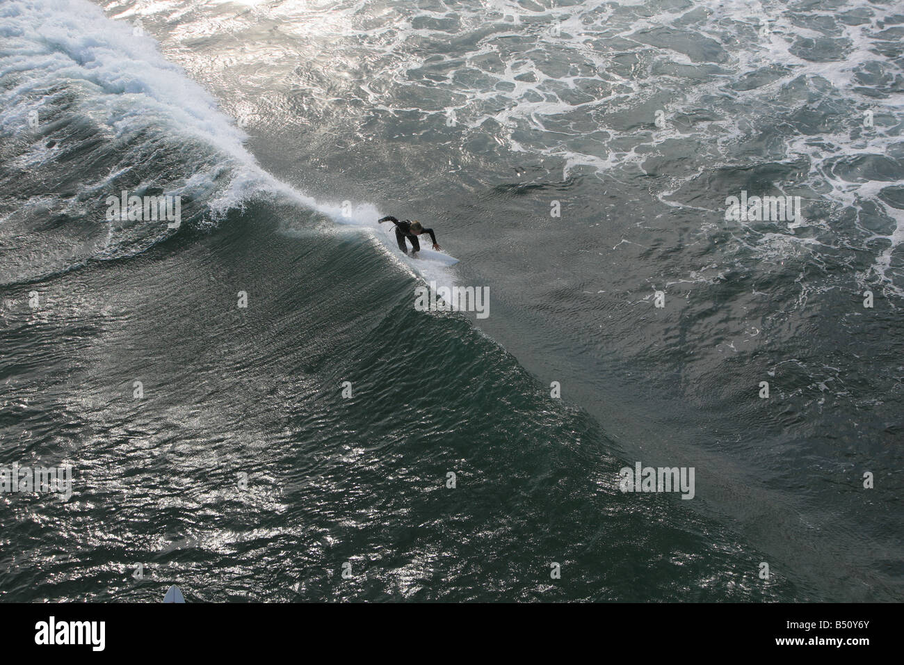 Overhead wave surfer hi-res stock photography and images - Alamy