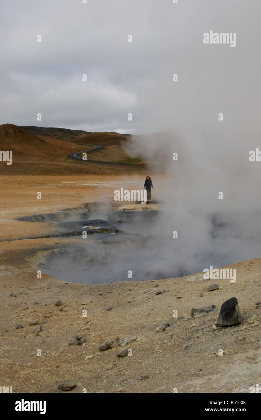 Mud Pools Krafla Iceland Stock Photo - Alamy