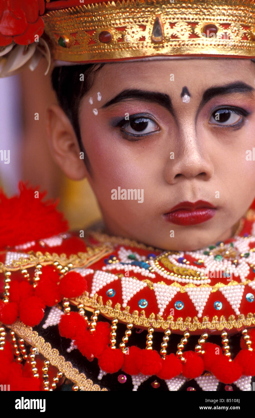 boy in ceremonial attire pasar seni denpasar bali indonesia Stock Photo ...