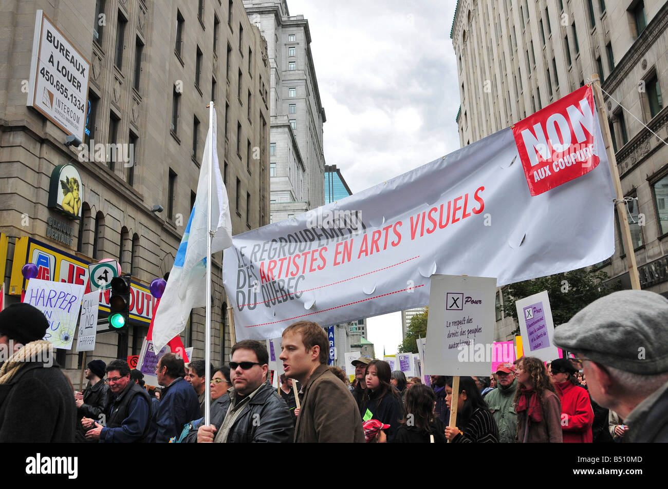 Anti quebec hi-res stock photography and images - Alamy